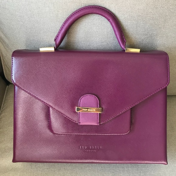 Ted Baker | Bags | Ted Baker Purple Purse Practically New | Poshmark